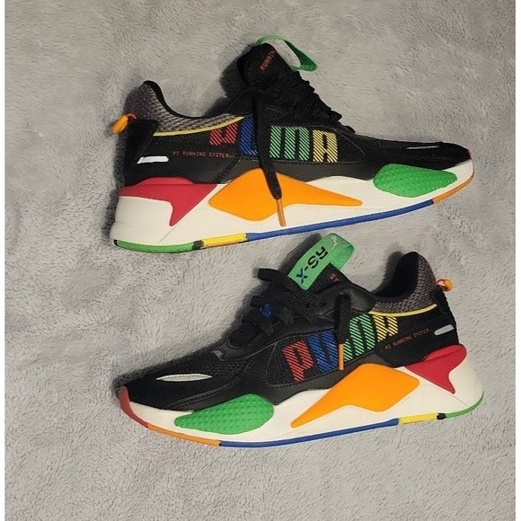 Puma | Shoes | Puma Rsx Bold Black Andean Toucan Orange Sneakers In ...